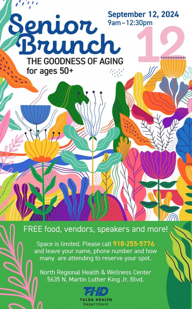 Senior Brunch: The Goodness of Aging - Tulsa Health Department